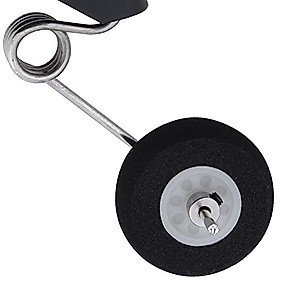 Hobbypark Tail Wheel Assembly 60x25mm D28 /30 RC Airplane Parts Replacement for 50cc-120cc Nitro Electric Plane Jet 540T Pilot F3A P51