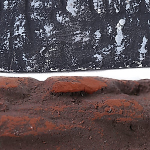 8 Small Pieces Set of Ceramic Wood Gas Fireplace Logs.