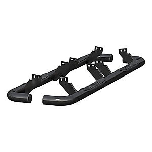 ARIES 204075 3-Inch Round Black Steel Nerf Bars, No-Drill, Select Hummer H2
