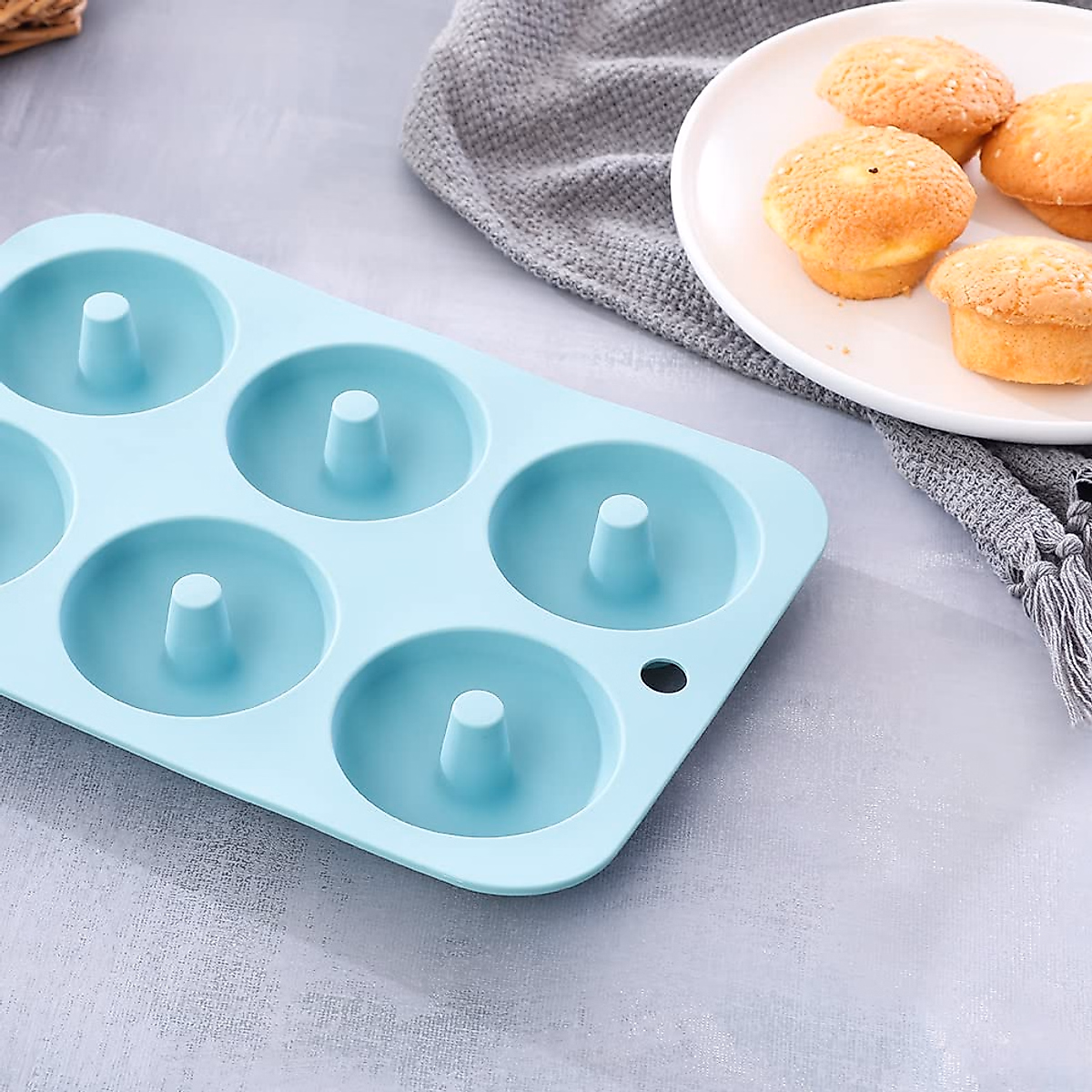 30pcs Nonstick Silicone Bakeware Set With Baking Pan, Silicone Cake Molds, Baking Sheet, Donut Pan, Silicone Muffin Pan,Cake Pan, And 24 Pack Silicone Cupcake Mold Baking Cups