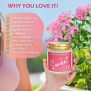 Sweet 16 Birthday Gifts For Girls, Happy 16th Birthday Gifts for Girls，Gifts for 16 Year Old Girl Best Friends Female Daughter Sister Her Girlfriend Coworker Birthday Unique