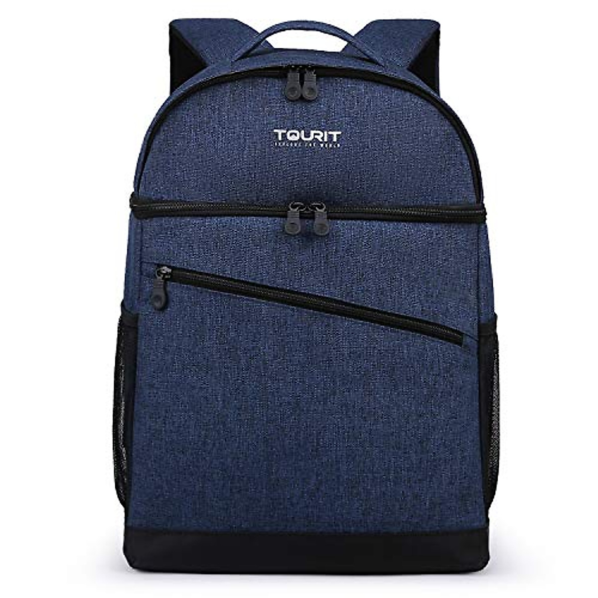 TOURIT Insulated Backpack Cooler Leak-Proof Backpack Lunch Box 28 Cans Double Deck Cooler Backpack
