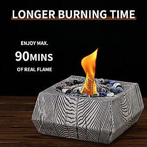 Table Top Fire Pit Bowl, Mini Personal Tabletop Fireplace Rubbing Alcohol Indoor Fire Pit for Indoor and Outdoor Use, Balcony, Pool, Patio, Coffee Table
