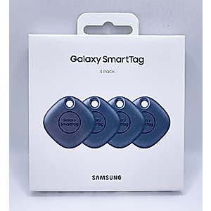 Samsung Galaxy SmartTag Bluetooth Tracker & Item Locator for Keys, Wallets, Luggage, Pets and More (4 Pack), Black