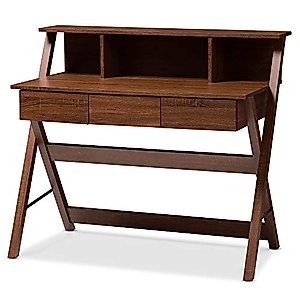 Baxton Studio Crossroads II Writing Desk