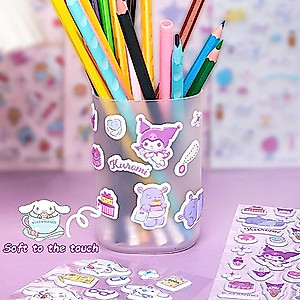 Cute Puffy Stickers for Kids Stickers 3D Waterproof Kawaii Puffy Sticker Kit for Water Bottle Phone Laptop Scrapbooking Computer for Toddlers Girls Teens Kids 4 Sheets
