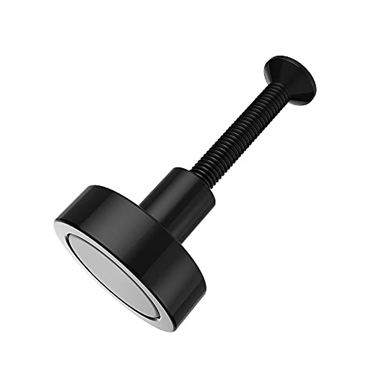 MMJKU M4 Magnetic Screw Set Computer PC Cooling Fan Mounting Screws Kit for 25mm Thickness Cooler Fans Installation with Steel Metal DIY Computer Case, Server Chassis, Mining Machine, 4pcs Black