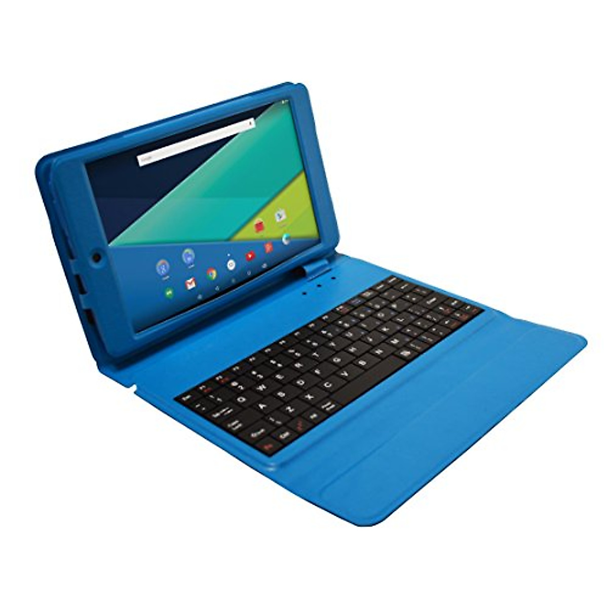 Prestige ELITE 8Qi - 8-inch IPS INTEL AtomX3 QuadCore 16GB Android 5.1 Lollipop Tablet with Keyboard Case included - Blue/Turquoise