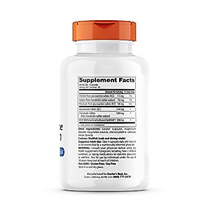 Doctor's Best Glucosamine Chondroitin Msm with OptiMSM Capsules, Supports Healthy Joint Structure, Function & Comfort, Non-GMO, Gluten Free, Soy Free, 240 Count (Pack of 1)