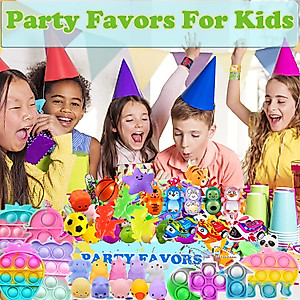 52 Pack Party Favors Toy Assortment Bundle for Kids,Birthday Bag Fillers Stocking Stuffers,Carnival Prizes School Classroom Rewards Treasure Box Toys Pinata Stuffers Goodie Bags Bulk Toys