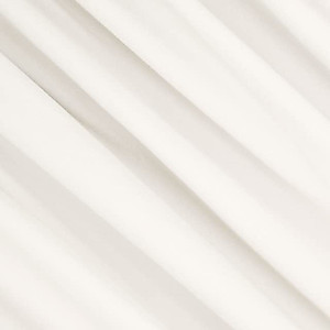 FabricLA DTY Double Brushed Knit Jersey 190 GSM - 58/60" Inches (150 CM) Wide - Soft Polyester Spandex Fabric - 2 Way Stretch Knit Fabric - Ivory, 3 Continuous Yards