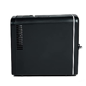 Frigidaire EFMIS175-BLACK Portable Mini Fridge-Retro Extra Large 9-Can Travel Compact Refrigerator, Black, 6 Liters