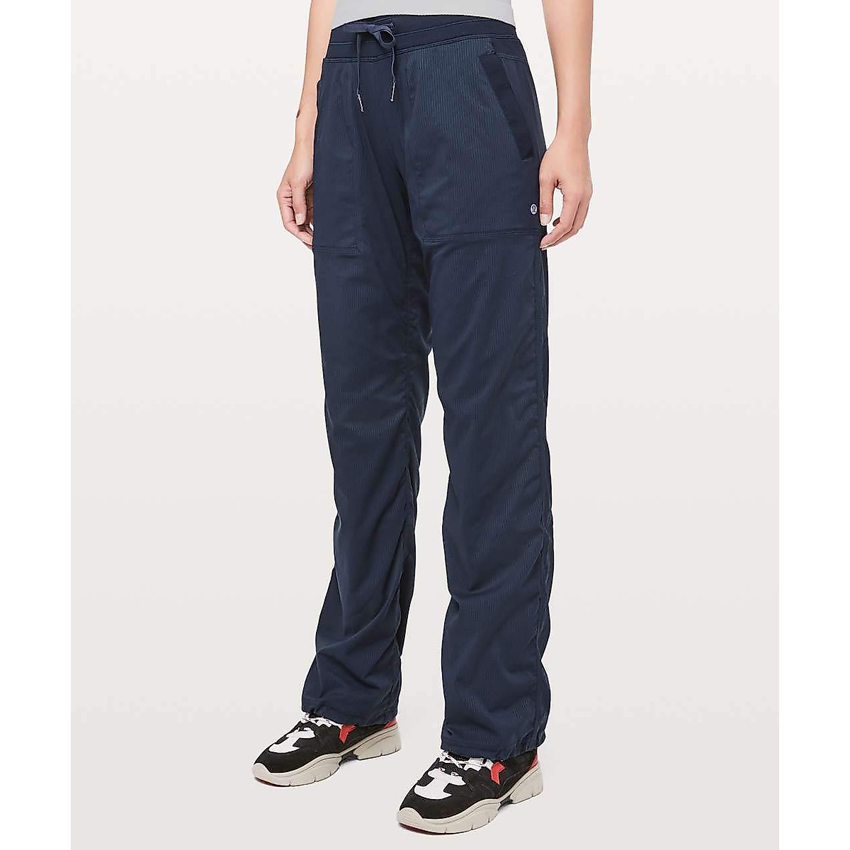 Lululemon Athletica Dance Studio Pant III Lined Sz 10 (True Navy)