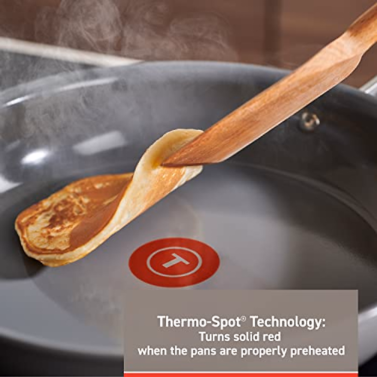 T-fal Ceramic Excellence Reserve Nonstick Cookware Set 10 Piece Induction, Pots and Pans