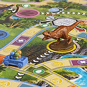 Hasbro Gaming The Game of Life Jurassic Park Edition, Family Board Game for Kids Ages 8 and Up, Inspired by The Original Hit Movie