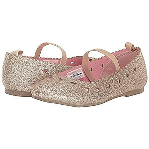 Carter's Ellaria Dress Shoe, Gold, 2 US Unisex Big Kid