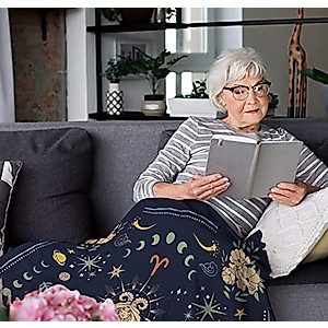 Muxuten Aries Gifts Blanket 60"x50" - Aries Gifts for Women - Aries Zodiac Gifts - Gifts for Aries Women - Aries Birthday Gifts - Astrology Gifts for Women - Zodiac Constellation Gift, Horoscope Gifts