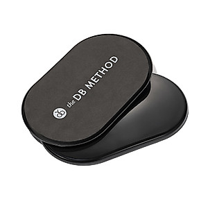 The DB Method DreamDiscs Core Sliders for Work Out, Custom Full Body Ab Floor Gliders for Exercising, Pilates, Fitness, Abdominal Muscles, Home Gym Workout Equipment, for All Floor Types, Set of 2