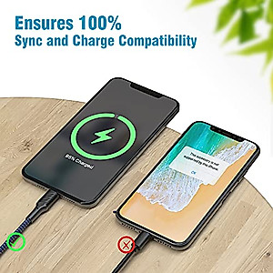 iPhone Charger Cable 10ft 5Pack,[Apple MFi Certified] Long Lightning Cable 10 Foot iPhone Charging Cord for iPhone 12/11/11 Pro/X/Xs Max/XR/8/8 Plus/7/6/6s/SE/5c/5s/5 iPad Air 2/Mini Airpods