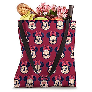 Disney Minnie Mouse Emoticon Expressions Pink Tote Bag
