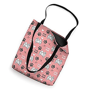 Pomeranian Mom Pink Women Gift Tote Bag