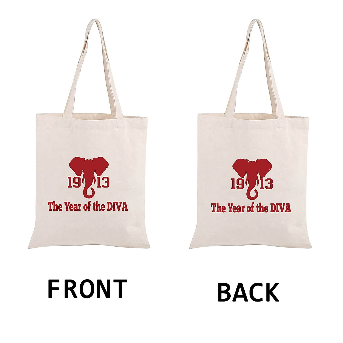 Sorority Tote Bag 1913 The Year of the Diva Tote Bag Gift Greek Sorority Sister Gift (Year of the Diva Tote B)