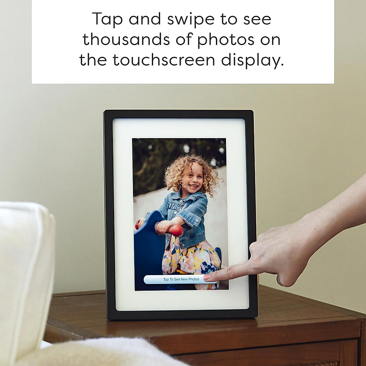 Skylight Digital Picture Frame 2 Pack: WiFi Enabled with Load from Phone Capability, Touch Screen Digital Photo Frame Display - Customizable Gift for Friends and Family - 10 Inch