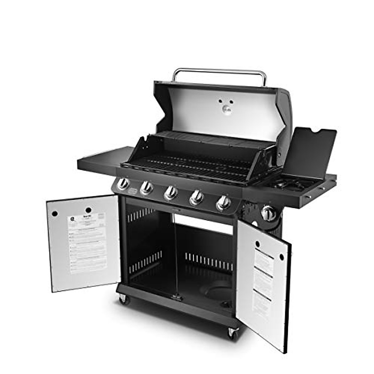 Dyna-Glo DGP552CSP-D Premier 5 Burner Propane Gas Grill, Black