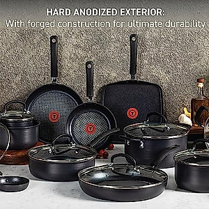 T-fal Ultimate Hard Anodized Nonstick 17-Piece Cookware Set