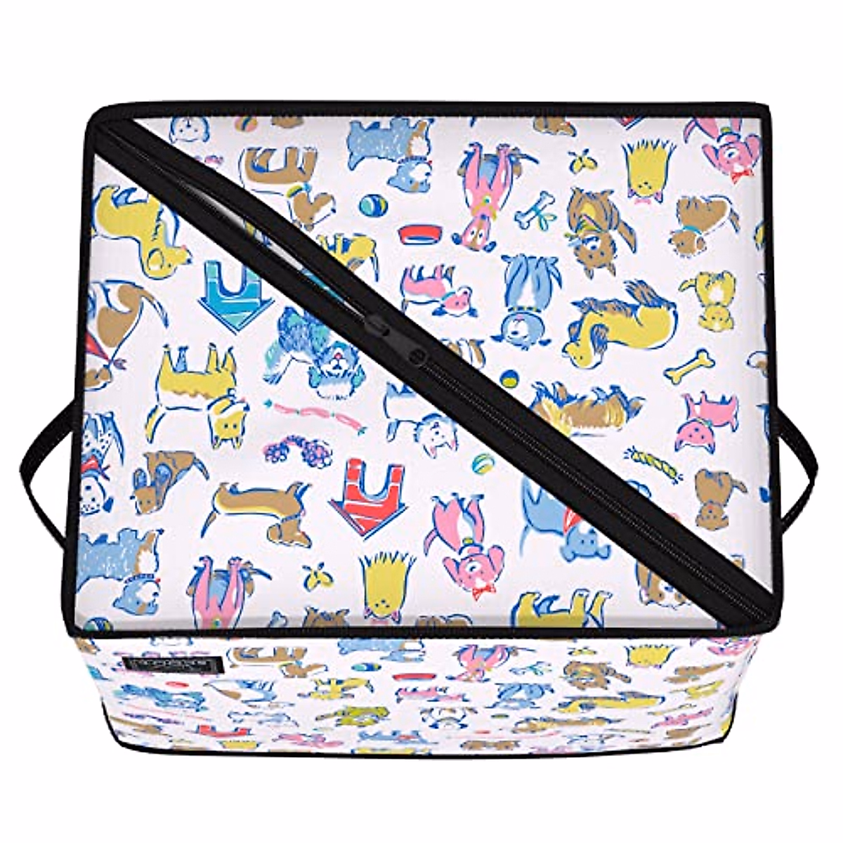 SCOUT Hang-10 Collapsible Storage Bin, Fits Hanging Files, Open Top, Two Handles