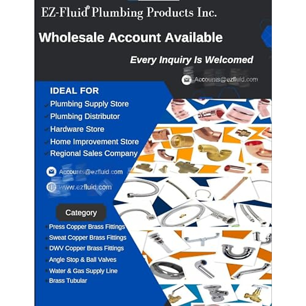 10Pcs EZ-FLUID Heavy Duty 1/2" Angle Stop Valve,1/2" Nom. (5/8"OD) Compression x 3/8"OD Outlet Water Shut Off Valves,1/4 TurnMetal Handle Angle Valve For Water Pipes,For Sink,Toilet,Faucet Valve