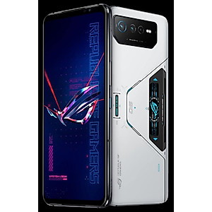 ASUS ROG Phone 6 Pro 5G 512GB 18GB RAM Factory Unlocked (GSM Only | No CDMA - not Compatible with Verizon/Sprint) Global Version - White