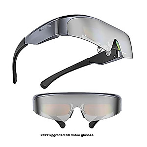 HEBBES Smart 3D Glasses AR/VR HMD Cinema-Level OLED Micro Display 200-inch Big Sceen Good Sound 2D/3D Switching Video Eyeglasses