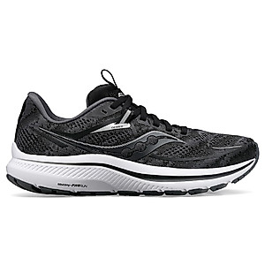 Saucony Omni 21 Women's Running Shoe, Black/White, 9.5