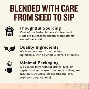 Celestial Seasonings Fruit Tea Sampler Herbal Tea Variety Pack, Caffeine Free, 18 Tea Bags Per Box