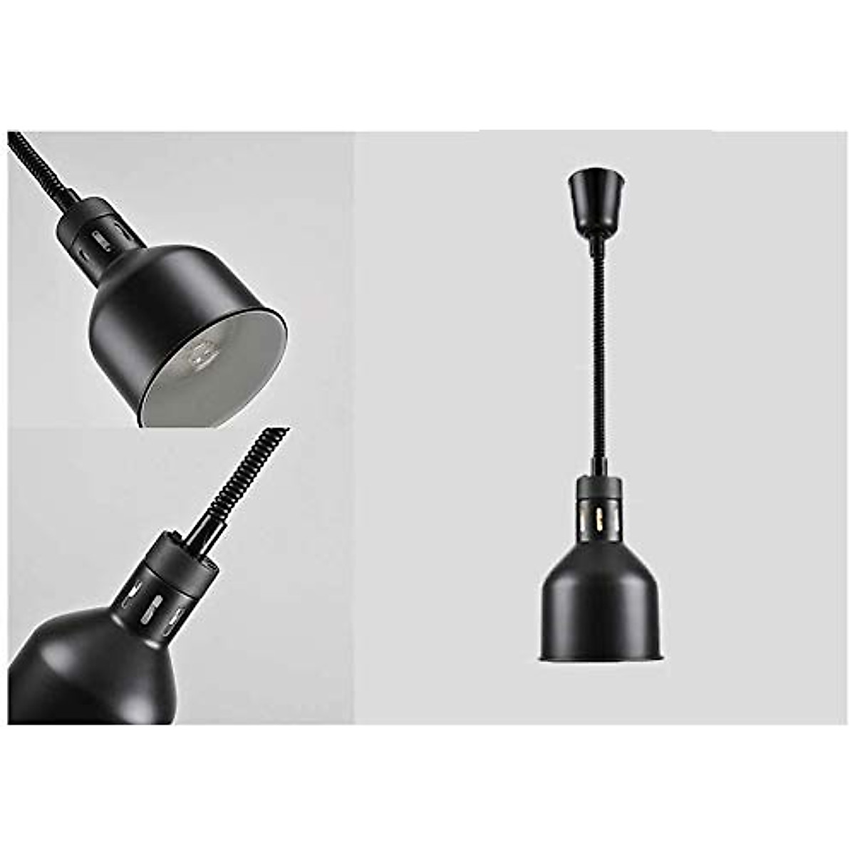 CHENYUEFA 3 Pack Food Heating Lamp Buffet Warmer Electric Infrared Light Bulb Restaurant Kitchen Equipment Food Isolated Lamp