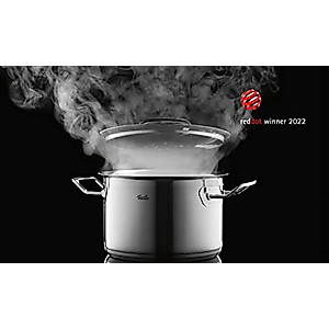 Fissler Original-Profi Collection Stainless Steel 2.7 Quart Rondeau with Metal Lid