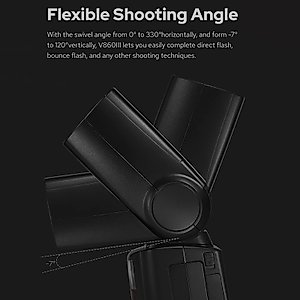 Godox V860III-S Camera Flash Light Wireless TTL Speedlite Modeling Light Transmitter/Receiver Manual/Auto Flash GN60 1/8000s HSS Built-in 2.4G Wireless X System Replacement for Sony Cameras