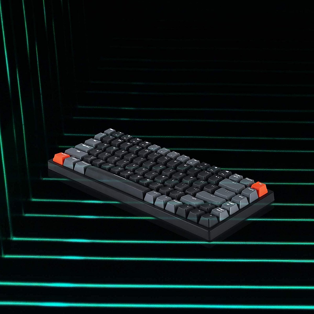 Vissles V84 Wireless Bluetooth/USB Wired Mechanical Keyboard with Wrist Hot Swappable Mechanical Gaming Keyboard Compact 84 Keys Tenkeyless RGB Dynamic Backlit for Mac Windows, Gateron Red Switch