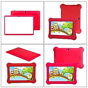 SOLUSTRE Tablet Computer Tablet Computer Tablet Tablet Tablets 3pcs7 Cameras Dual Red Us with Cartoon Practical Inches Tablet Plug Educational Tablet Tablets Tablets Tablets for Kids