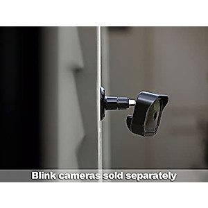 All-New Blink Outdoor Camera Housing and Mounting Bracket, 3 Pack Protective Cover and 360 Degree Adjustable Mount with Blink Sync Module Outlet Mount for Blink Camera Security System (Black)
