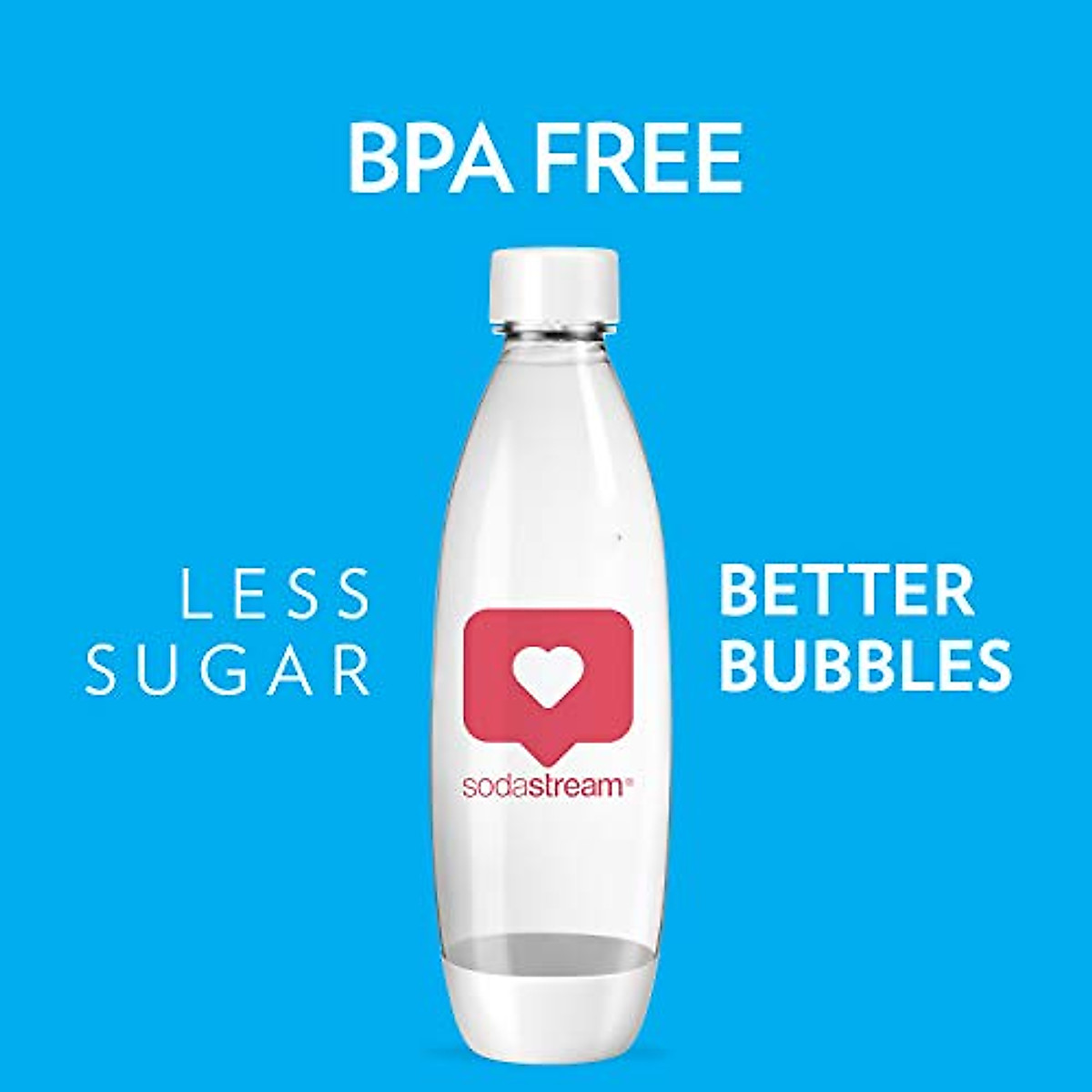 SodaStream 1L Bottle + 0.5L Twin Pack - Mother's Day Limited Edition, Pink