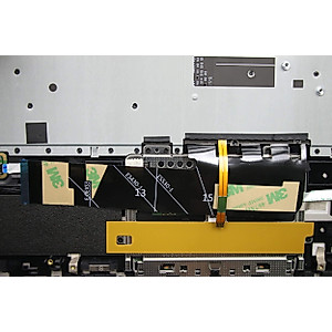 Replacement for Lenovo Yoga C740-14 C740-14IML Laptop Upper Case Palmrest Keyboard Touchpad Assembly Part 5CB0U43990 Top Cover Sliver