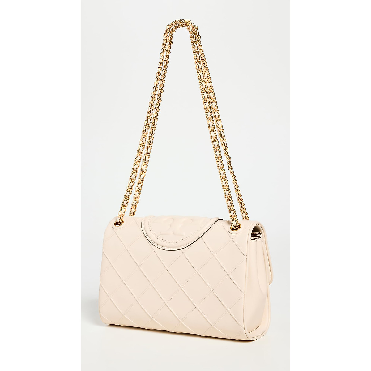 Tory Burch Women's Fleming Soft Convertible Shoulder Bag, New Cream, Off White, One Size