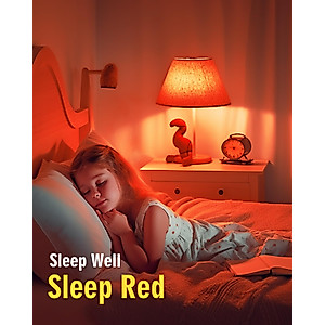 Red Light Bulb, 9W (60W Equivalent), E26 Base LED Red Bulb, Party Decoration, Porch, Home Lighting, Holiday Lighting, Decorative Illumination, Non-Dimmable, 2 Pack