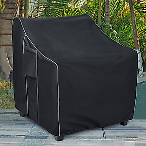 FORSPARK Outdoor Furniture Chair Covers Waterproof, Lounge Deep Seat Cover Fits up to 36 x 37 x 36 inches (W x D x H) 2 Pack