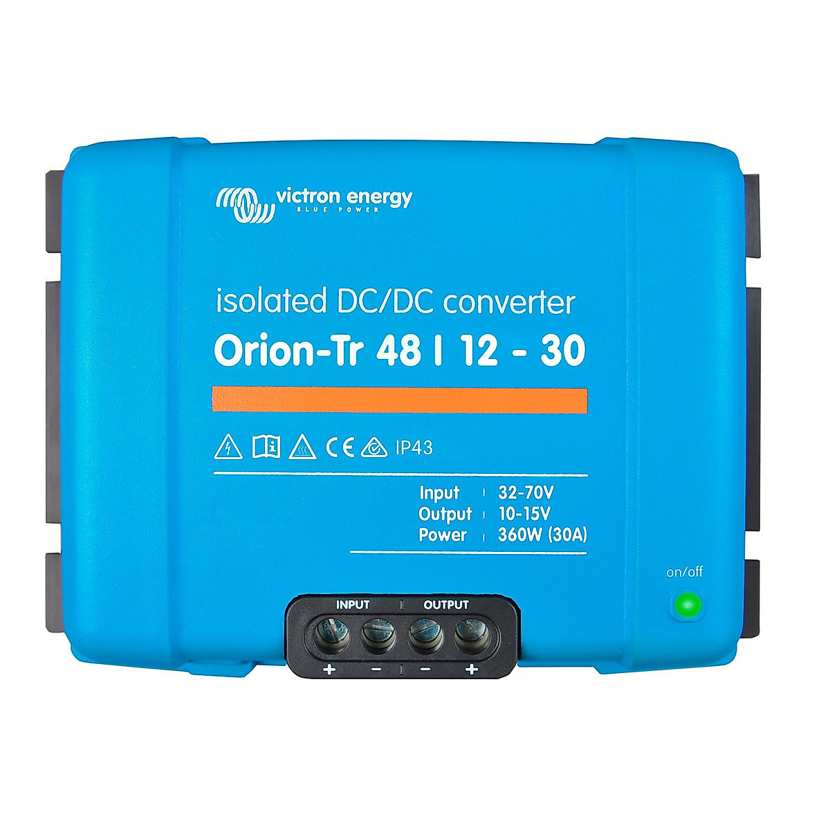 Victron Energy Orion-Tr IP43 48/12-Volt 30 amp 360-Watt Isolated DC-DC Converter