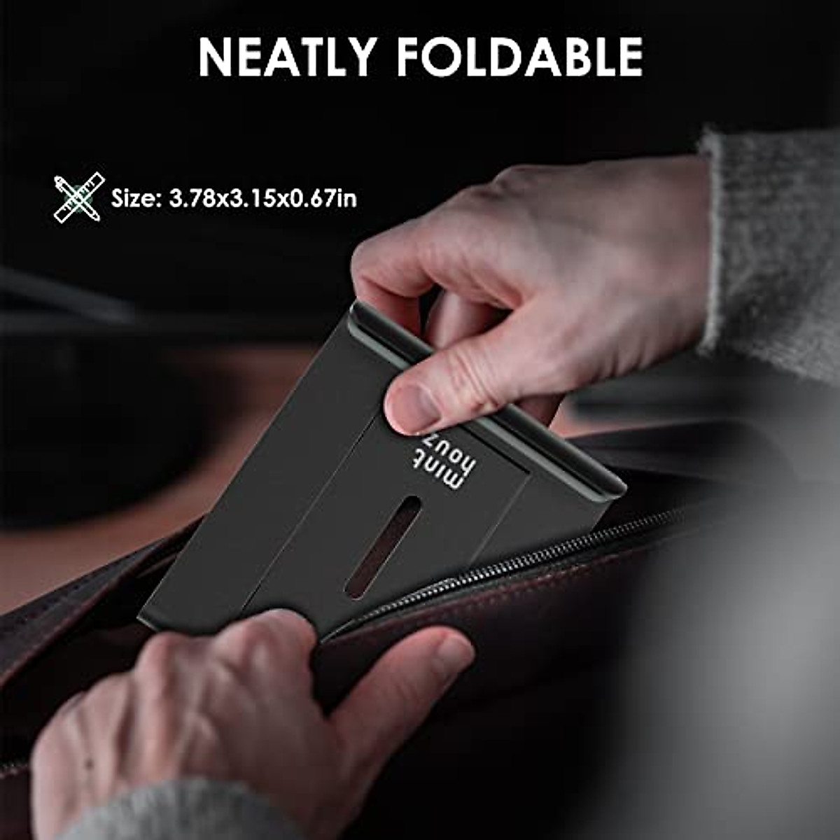 Minthouz Cell Phone Stand for Desk - 2 Pack Phone Holder Compatible with iPhone 14 13 12 Pro Max Mini 11 Xr 8 Plus SE, iPad Mini, Switch, Android Smartphone, Tablets