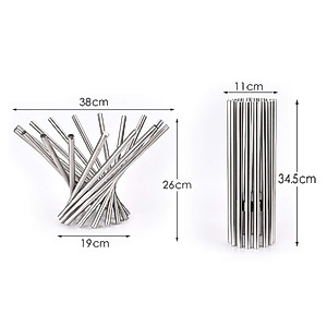 Stainless Steel Fruit Basket,Creative Fruit Bowl For Kitchen Worktop Dining Table Chrome Plated Fruit Holder With Large Capacity