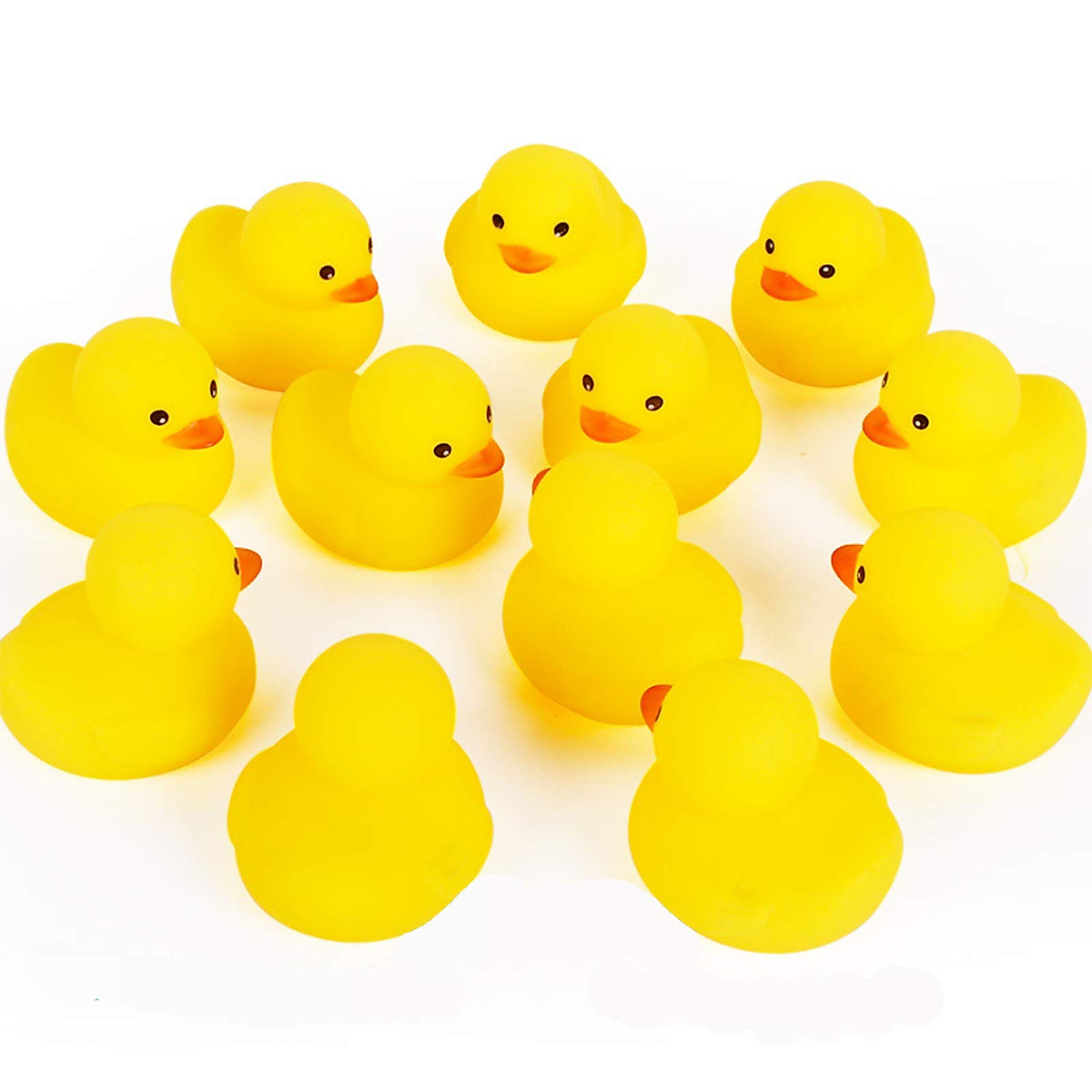 AHUA Bath Duck Toys 20 PCS Mini Rubber Ducks Squeak and Float Ducks Baby Shower Toy for Toddlers Boys Girls over 3 Months(1.8'')